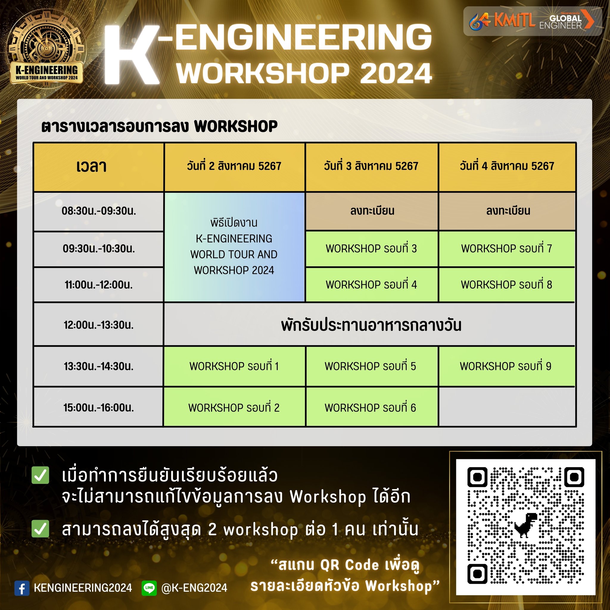 กิจกรรม K-Engineering Workshop 2024 - ENGINEER